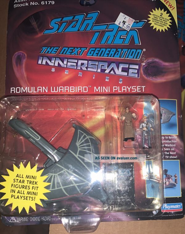 Star Trek The Next Generation Innerspace Series Romulan Warbird Mini ...