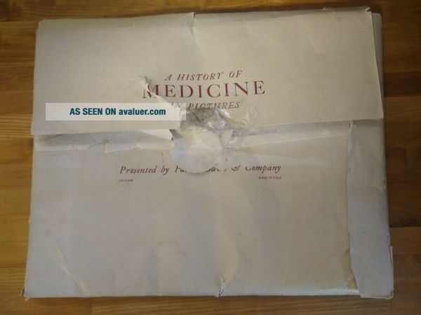 A History Of Medicine In Pictures 1958 Parke Davis & Co 45 Prints ...