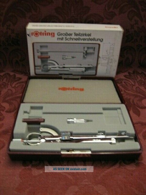 VIntage Rotring RP 532 102 Master Bow Compass For Rapid Adjustment ...
