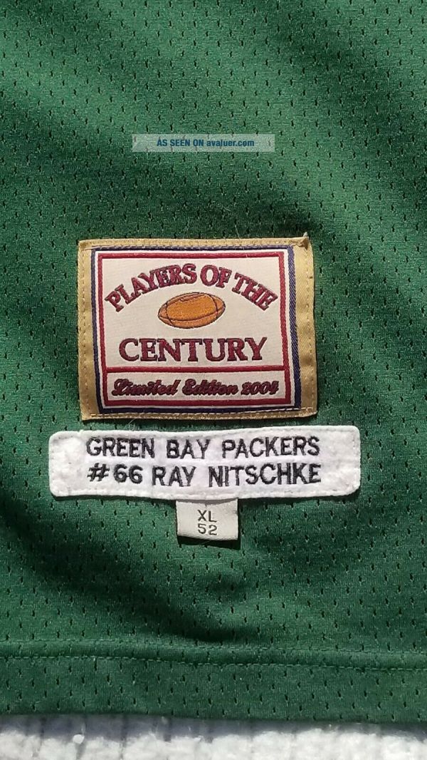 Vintage Champion Ray Nitschke Green Bay Packers Green Jersey | #44216908