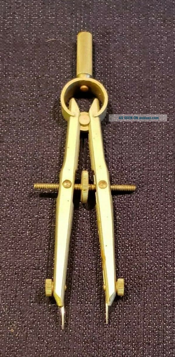 Set Of 2 Post German Precision Drafting Tools Compass Scribe Caliper ...