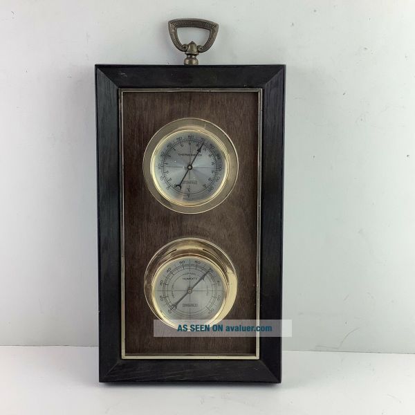 Vintage Springfield Weather Station Thermometer And Humidity Made In ...