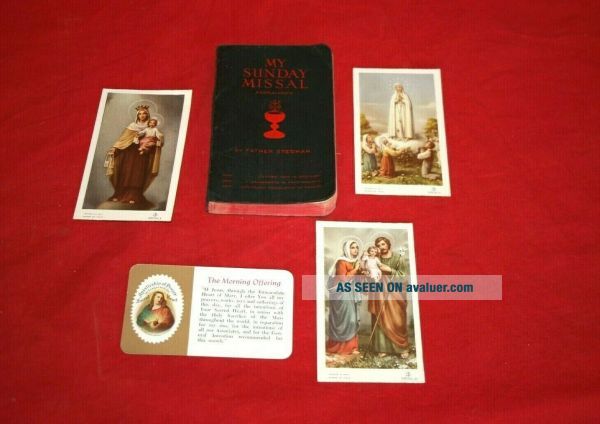 My Sunday Missal Explained By Father Stedman 1956 Latin English Pocket ...