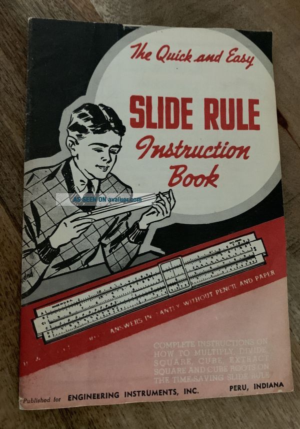 Vintage The Quick And Easy Slide Rule Instruction Book Engineering ...