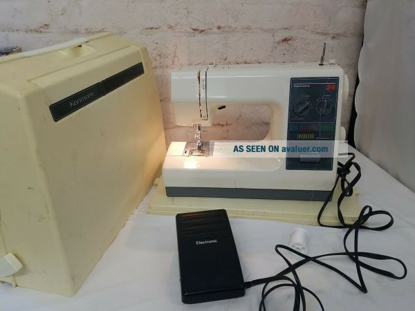 Vintage Kenmore 24 Stitch Sewing Machine W/ Carrying Case | #44244777