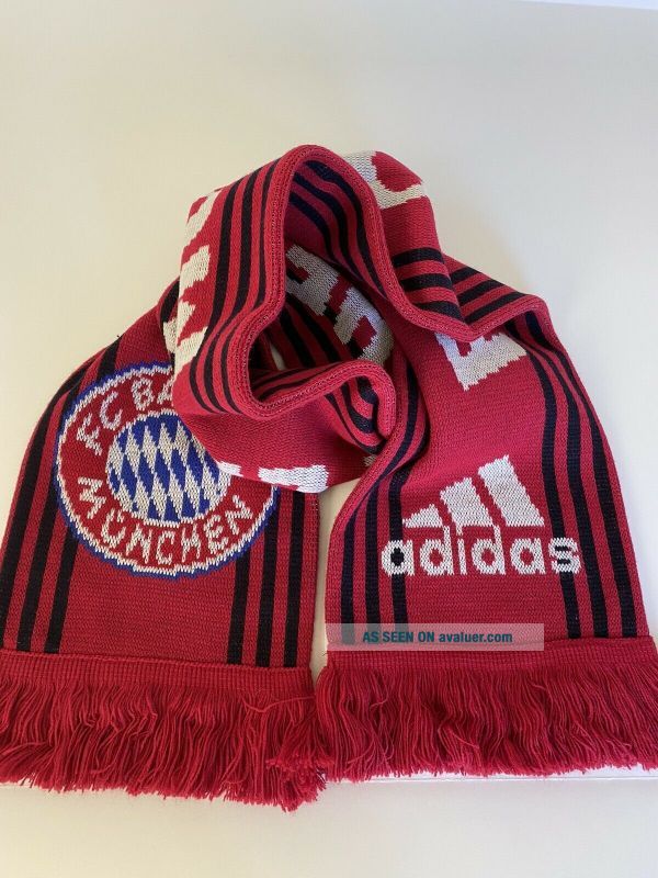 Adidas FC Bayern München Scarf Munich FCB Football Soccer Official ...