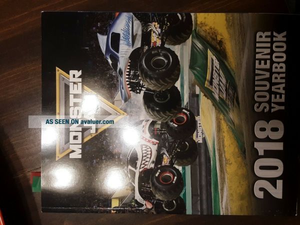 Autographed Monster Jam Yearbook 2018, 3 Autographs | #44274984