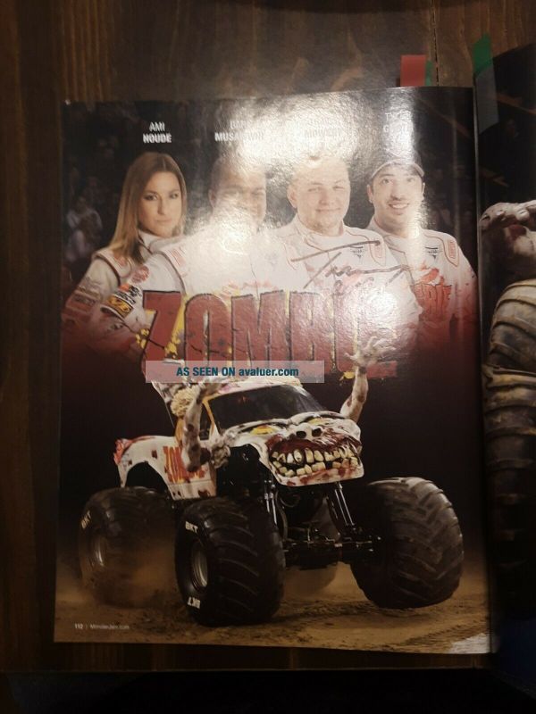 Autographed Monster Jam Yearbook 2018, 3 Autographs | #44274984