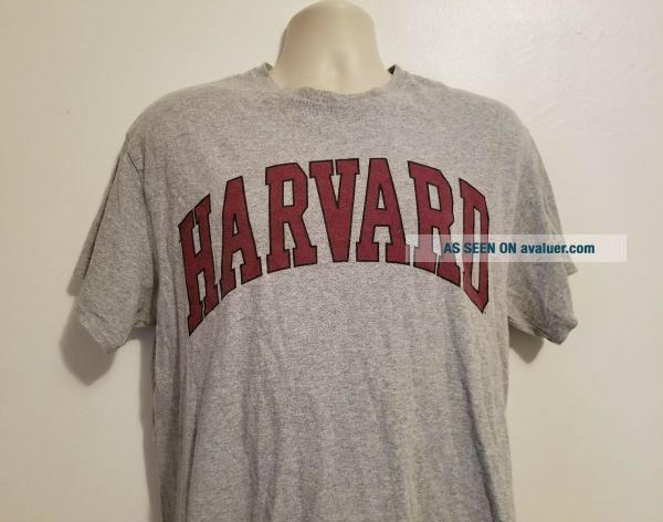 Harvard University Adult Large Gray T - Shirt | #44303590
