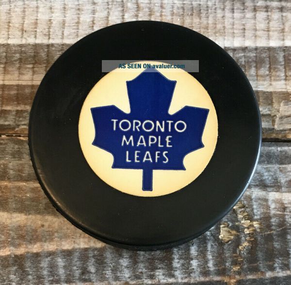 Vintage Toronto Maple Leafs Official Hockey Puck Made In Czechoslovakia ...