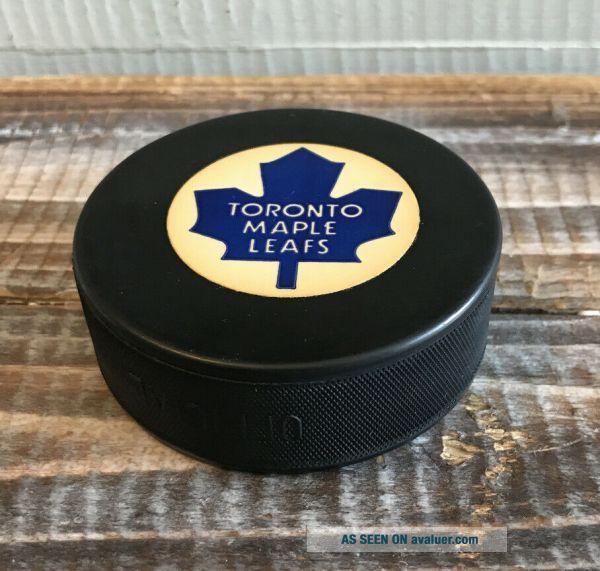Vintage Toronto Maple Leafs Official Hockey Puck Made In Czechoslovakia ...