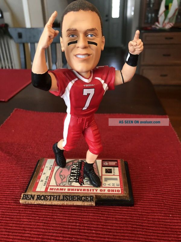 Ben Roethlisberger Miami University Of Ohio Bobblehead Limited Edition ...