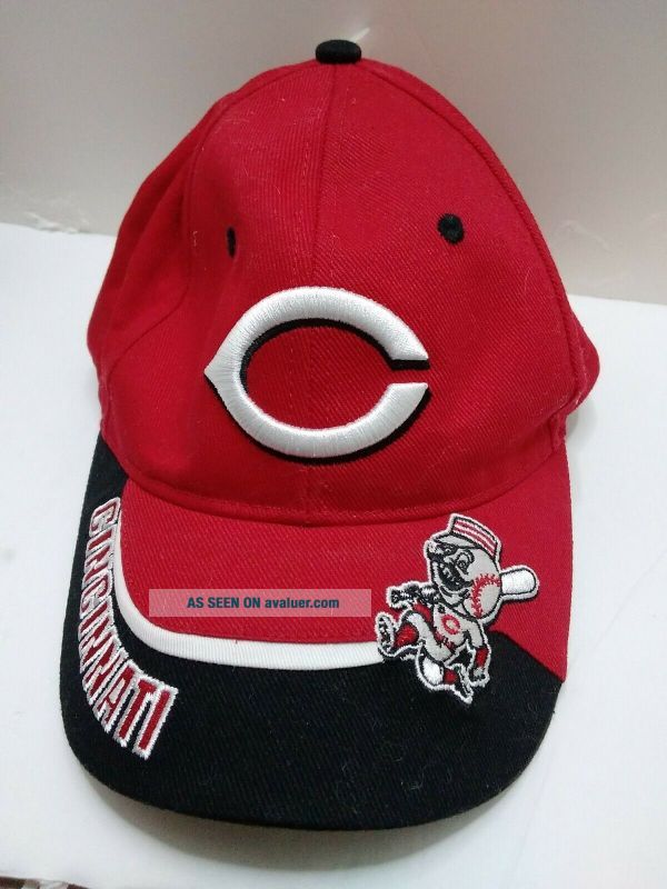 Cincinnati Reds Mr Redlegs Youth Strapback Baseball Hat Red/Black ...