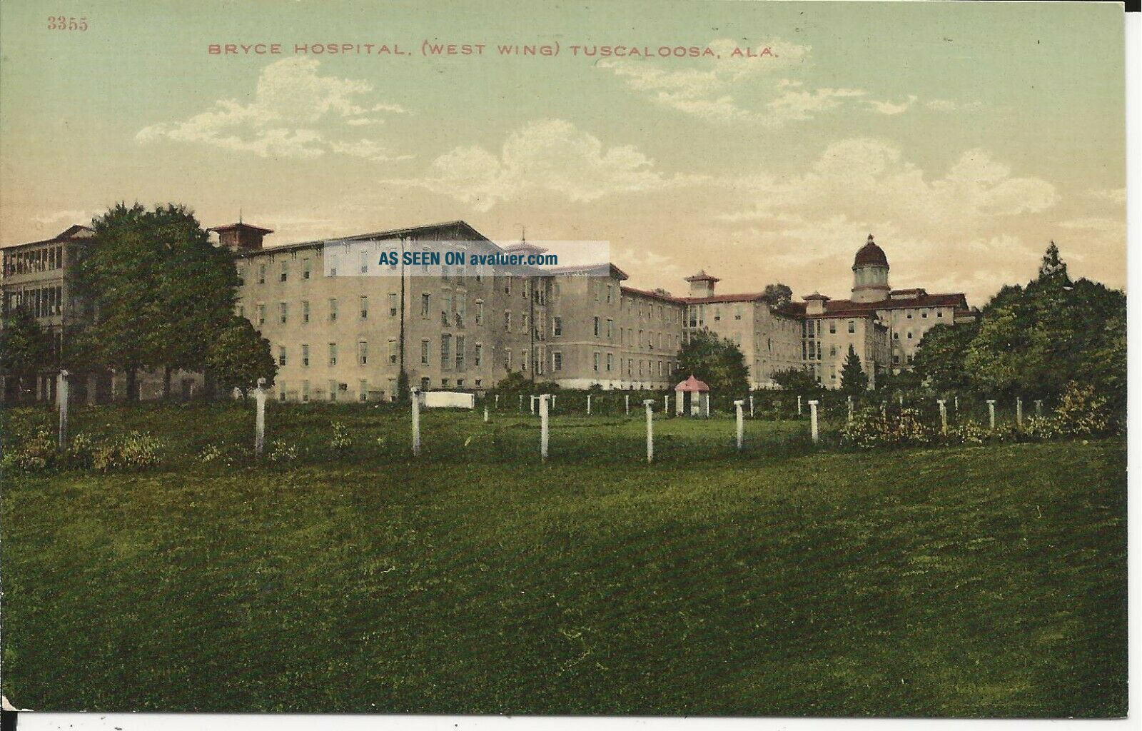 OLD TUSCALOOSA AL ALA BRYCE STATE HOSPITAL FOR THE INSANE ASYLUM EARLY ...