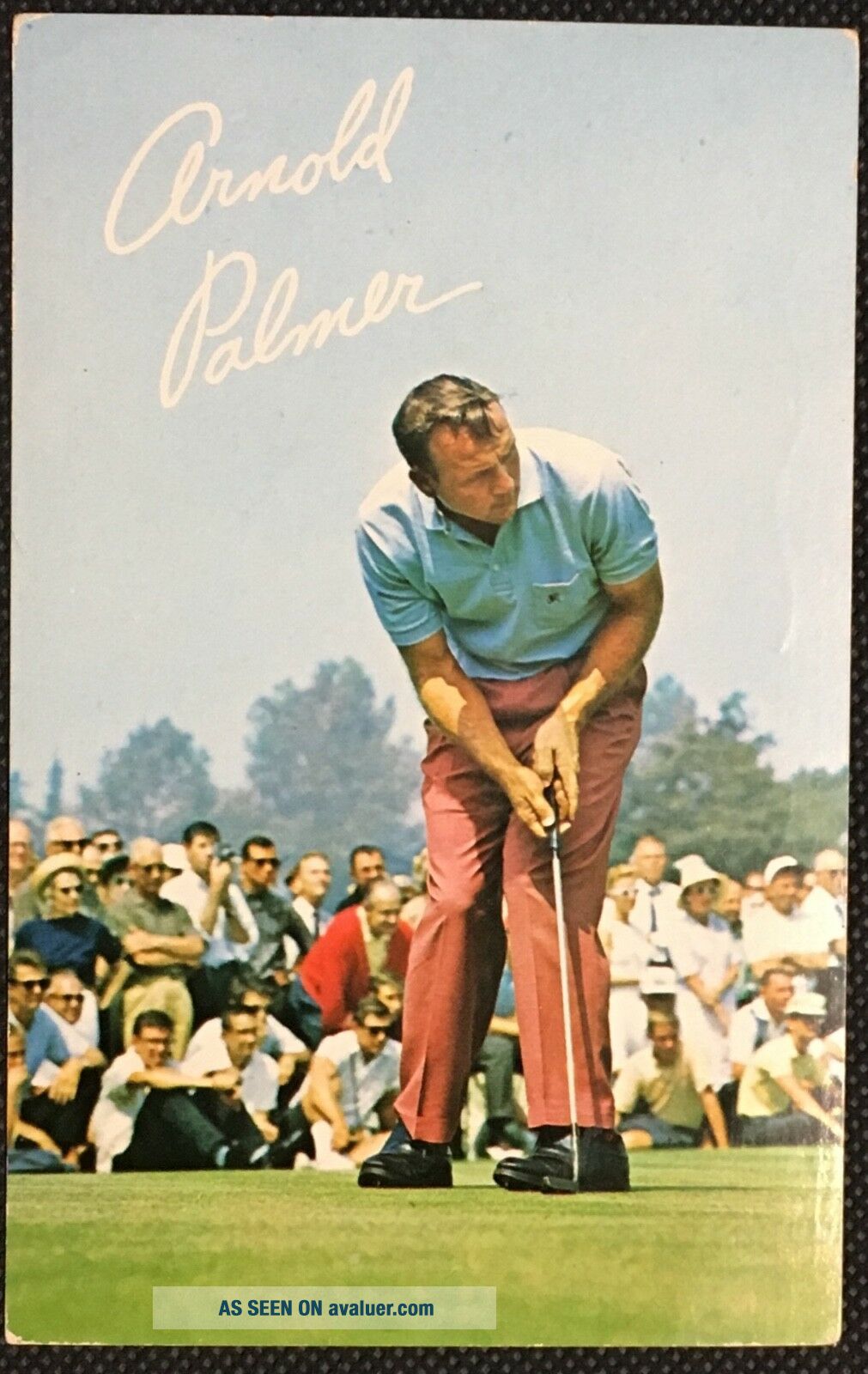 Arnold Palmer Golf Postcard Putting Courses Driving Ranges Vintage ...