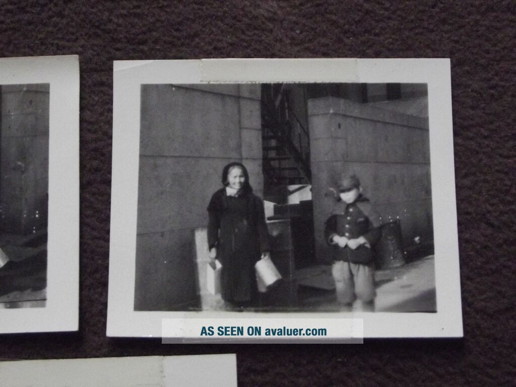 JAPANESE FAMILY COLLECTING SCRAPS FROM GARBAGE CANS IN YOKOHAMA VTG WW2 ...