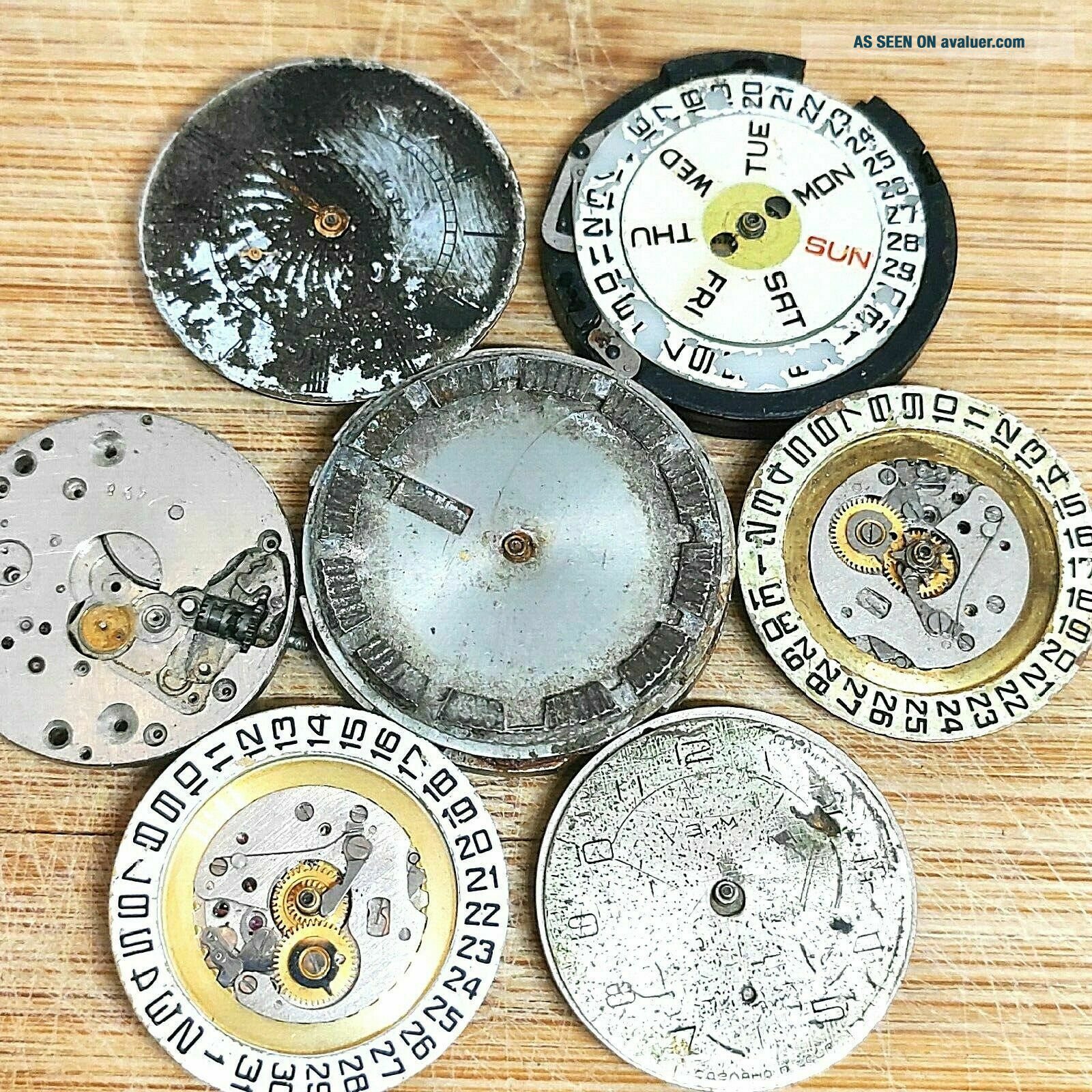 Soviet USSR Mechanisms Vintage Watch Rare Russian Wristwatch Military ...