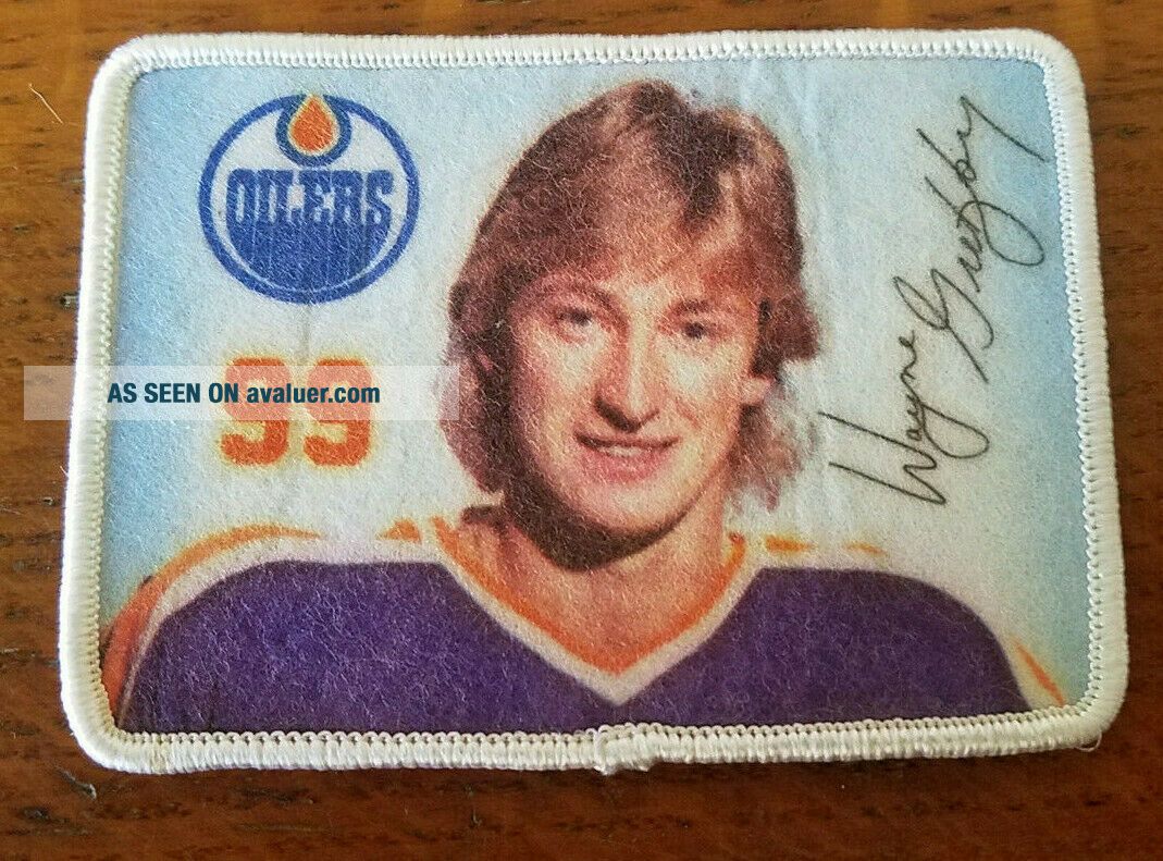 Wayne Gretzky Edmonton Oilers NHL Hockey Rare Rookie Signature Patch ...