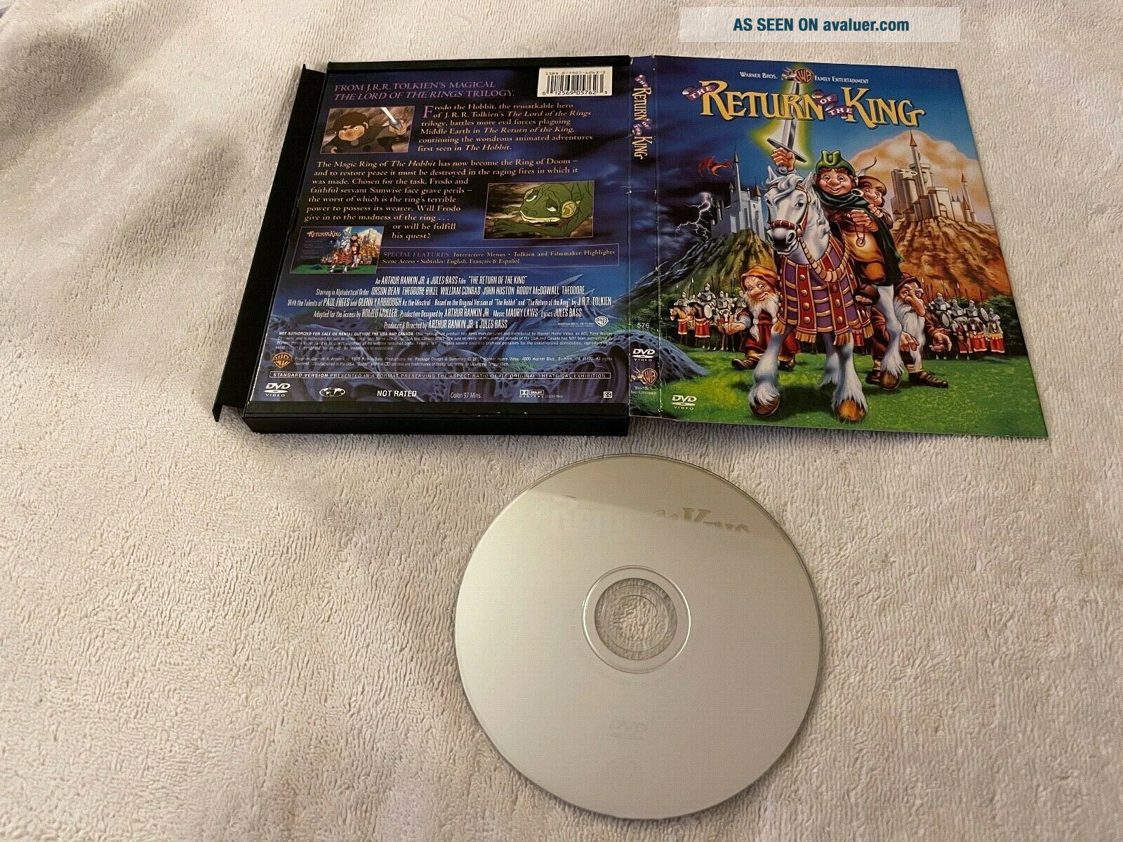 RETURN OF THE KING (1979) DVD RARE OOP ANIMATED HOBBIT | #56320738