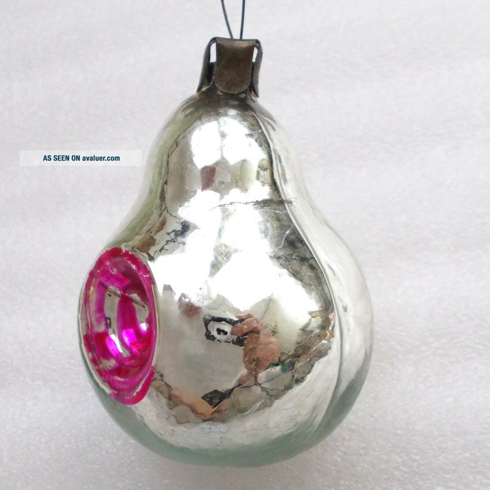 Rare Vintage Russian USSR Glass Christmas Ornament Tree Decoration Old ...