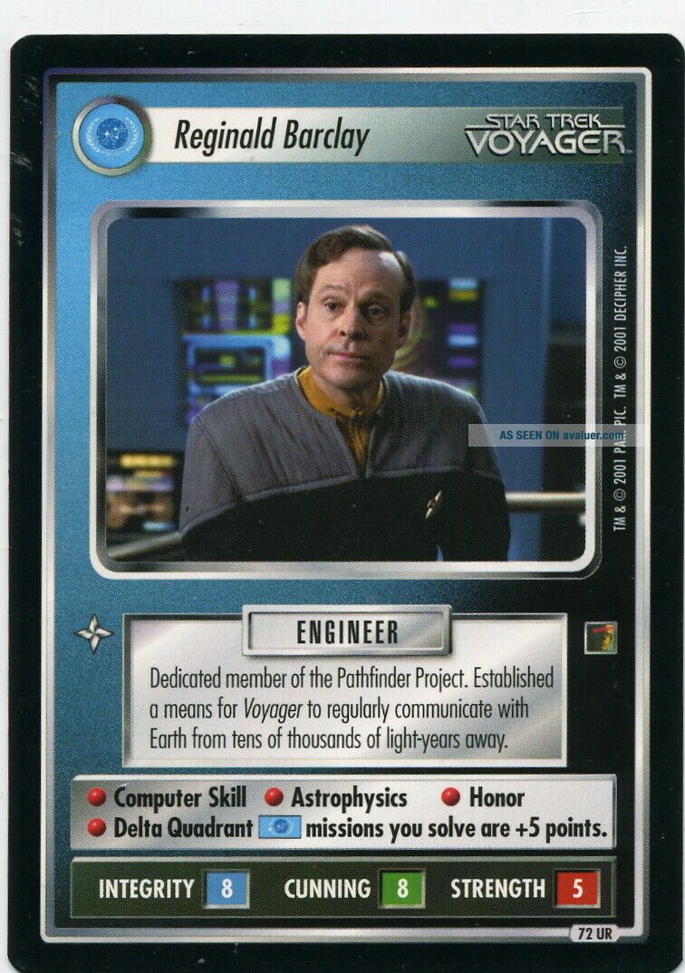 Star Trek CCG The Borg DA/Ultra Rare ' S, Cards Are Nr -. Drop Down Box ...