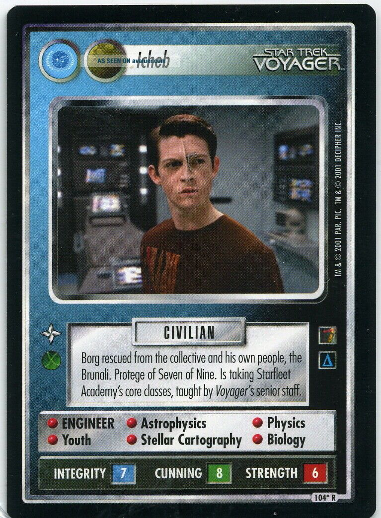 Star Trek CCG The Borg DA/Ultra Rare ' S, Cards Are Nr -. Drop Down Box ...
