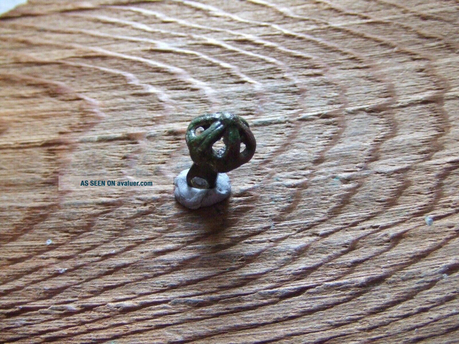 MEDIEVAL BRITAIN. BRONZE OPEN WORK BUTTON. RARE. | #56375064