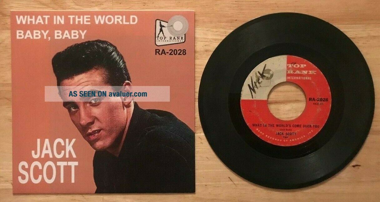 RARE 45 SP JACK SCOTT WHAT IN THE WORLD | #56389078