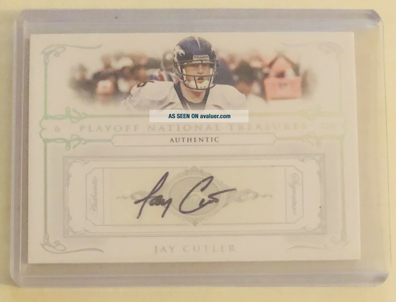 2007 Playoff National Treasures Jay Cutler Autograph Auto 17/20 Rare ...