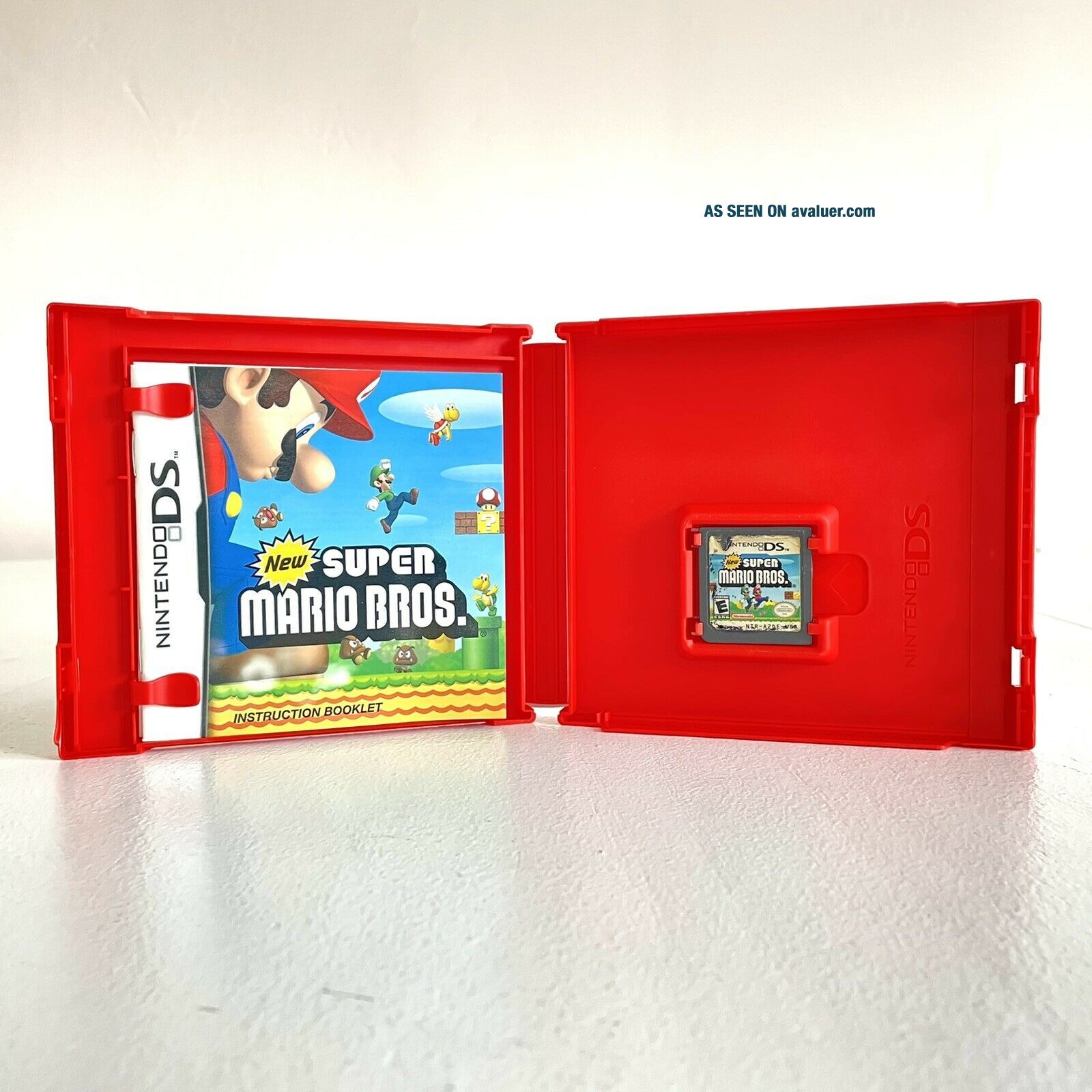 Mario Bros DS (Nintendo DS) With Rare Red Case Complete | #56444007