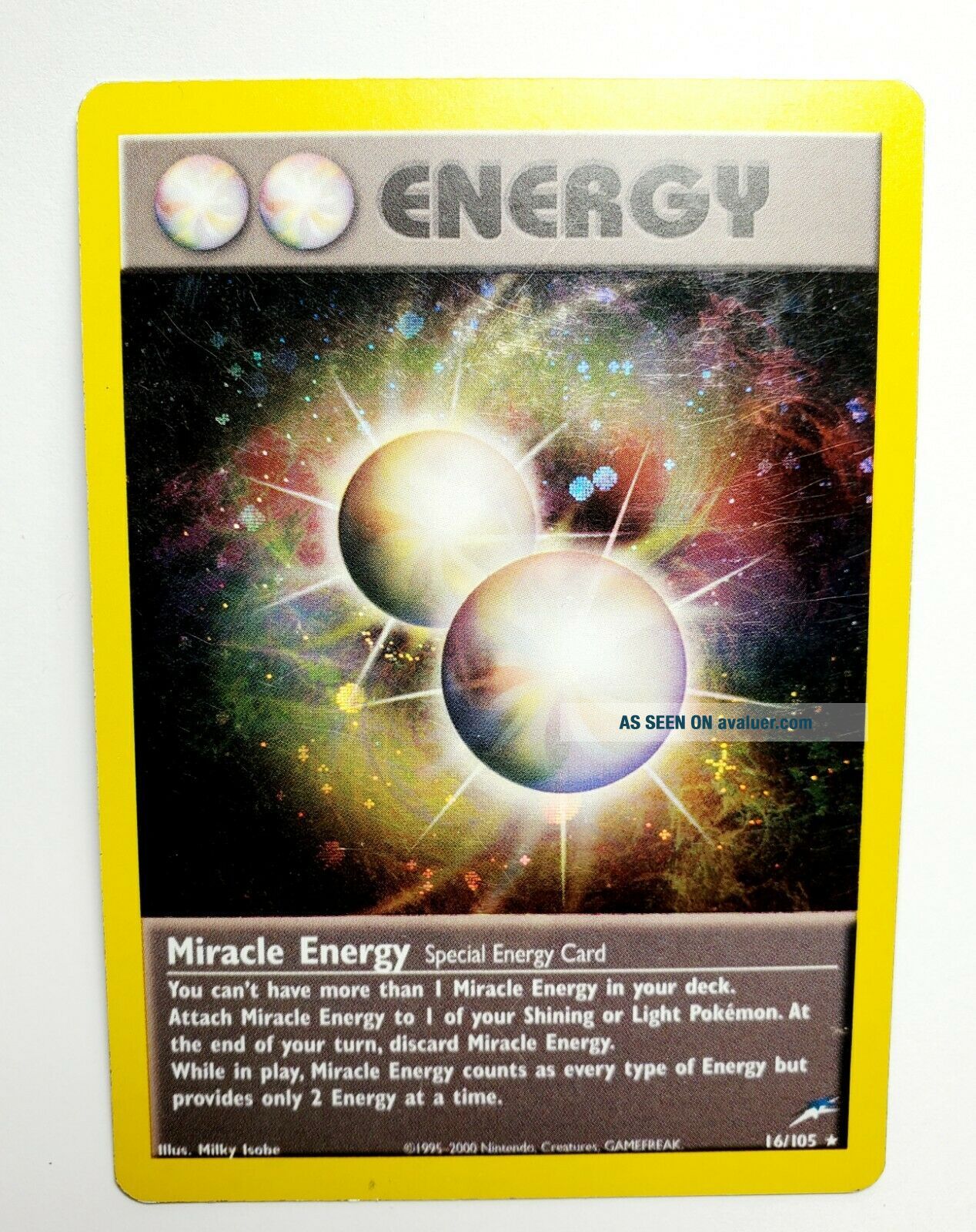 Miracle Energy Holo 16/105 Neo Destiny Unlimited Pokemon Card | #56444737