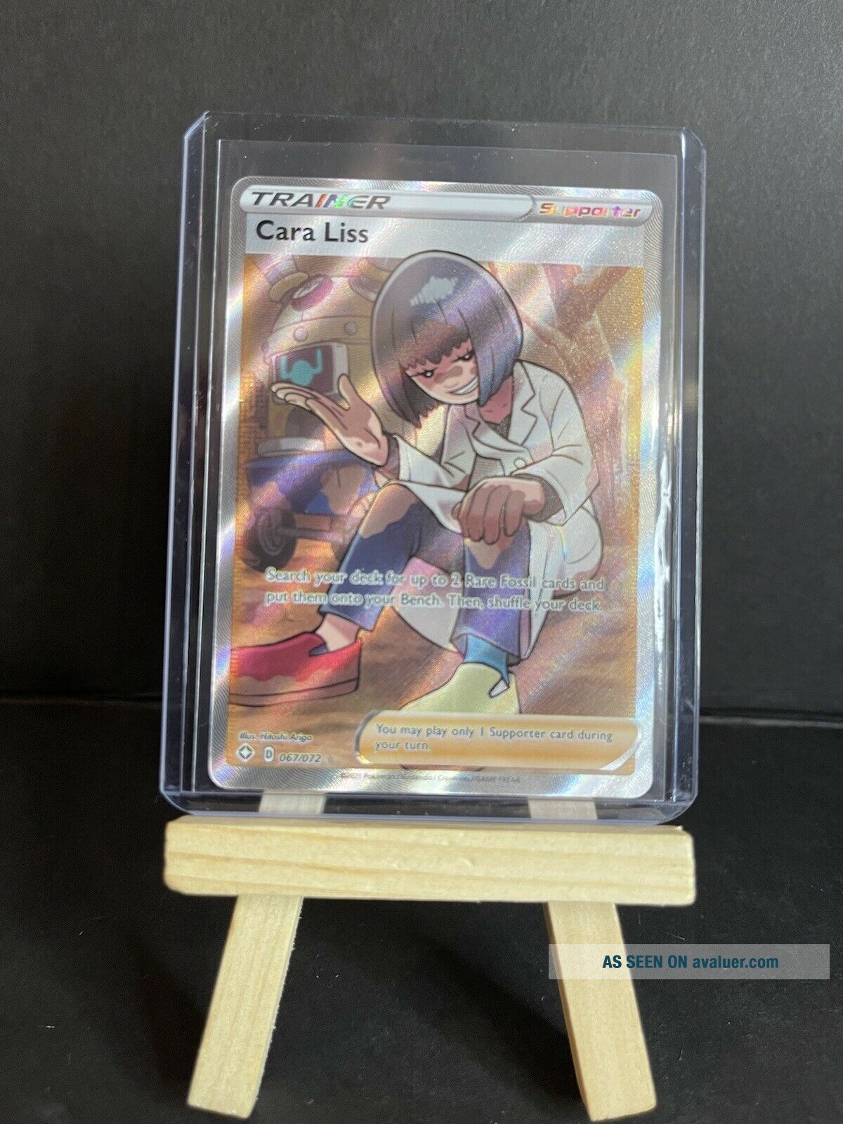 Cara Liss 067/072 Full Art Trainer - Ultra Rare Holo Pokemon Shining ...