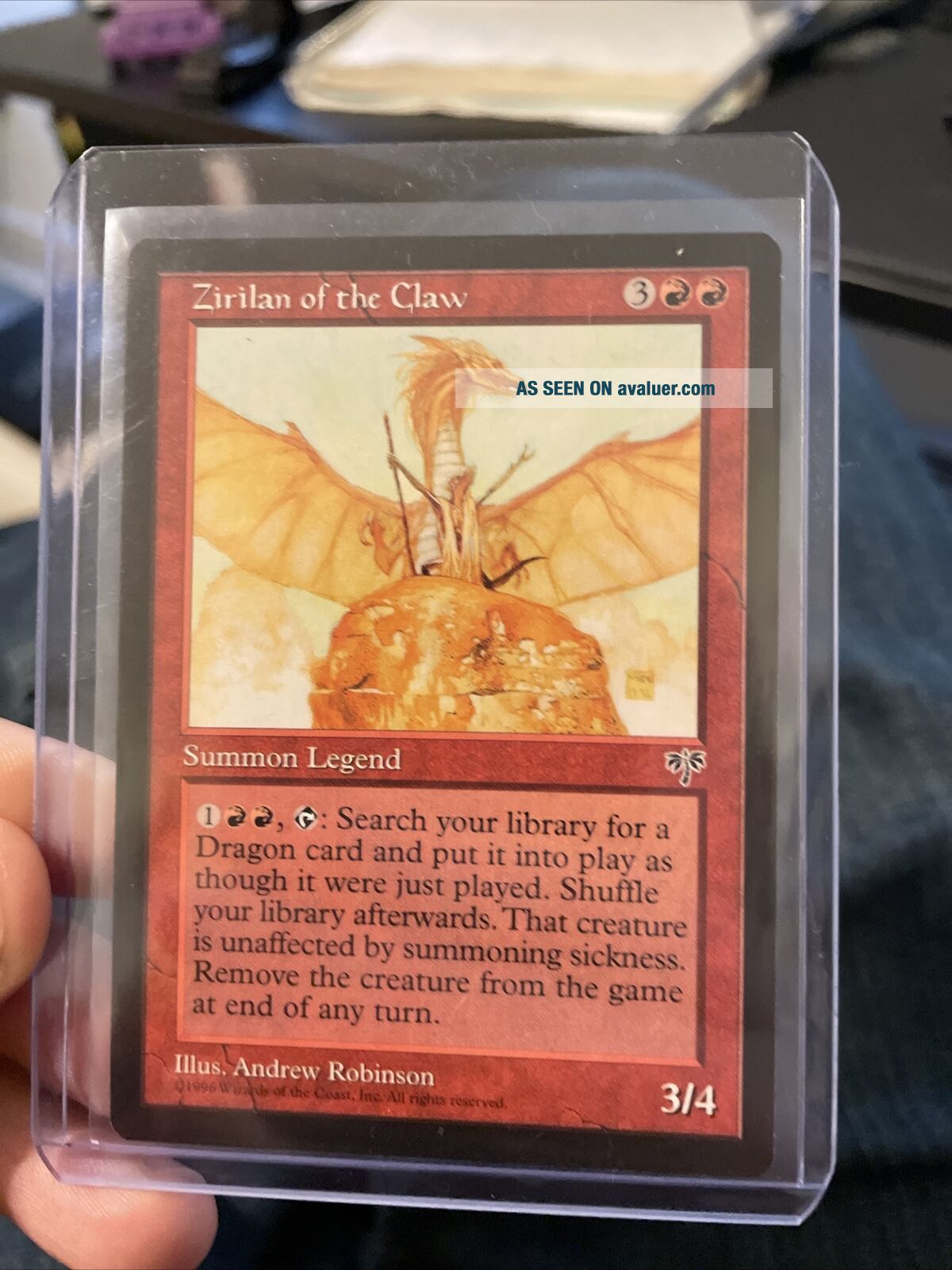 Zirilan Of The Claw Mirage Mtg Magic The Gathering English Reserved ...