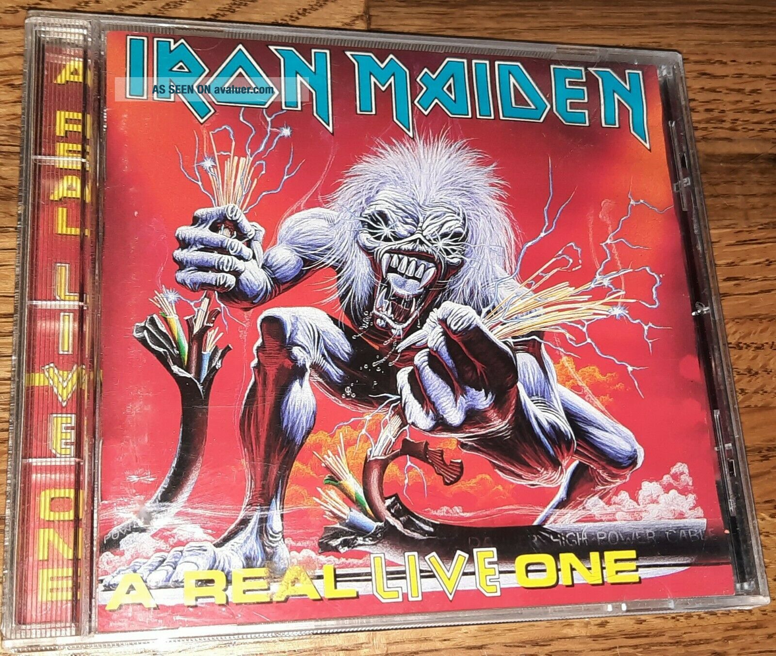 Iron Maiden A Real LIVE One CD First Pressing 1993 EMI RECORDS RARE OOP ...