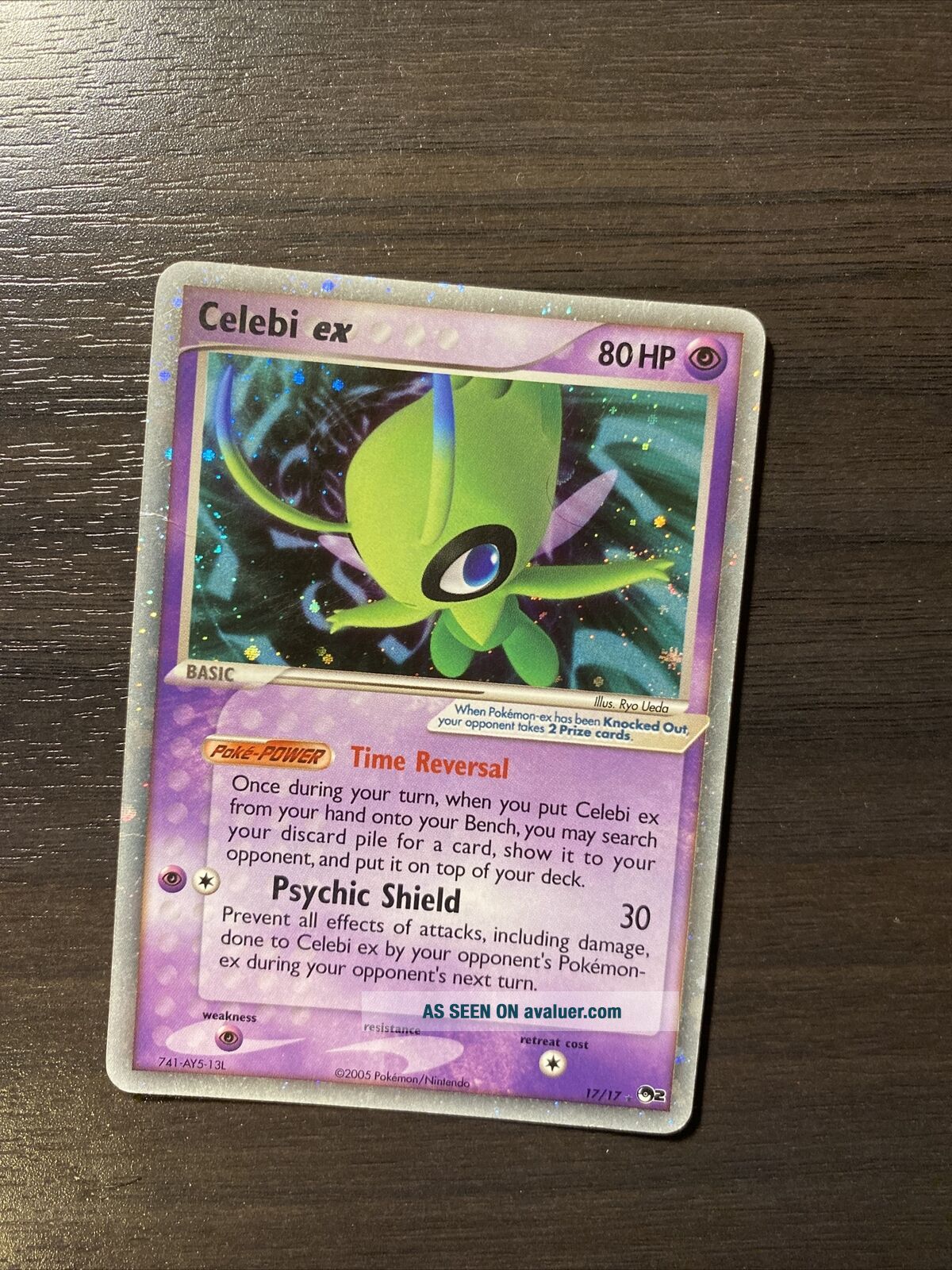 Pokemon Celebi Ex Holo Rare POP Series 2 17/17 | #56555452