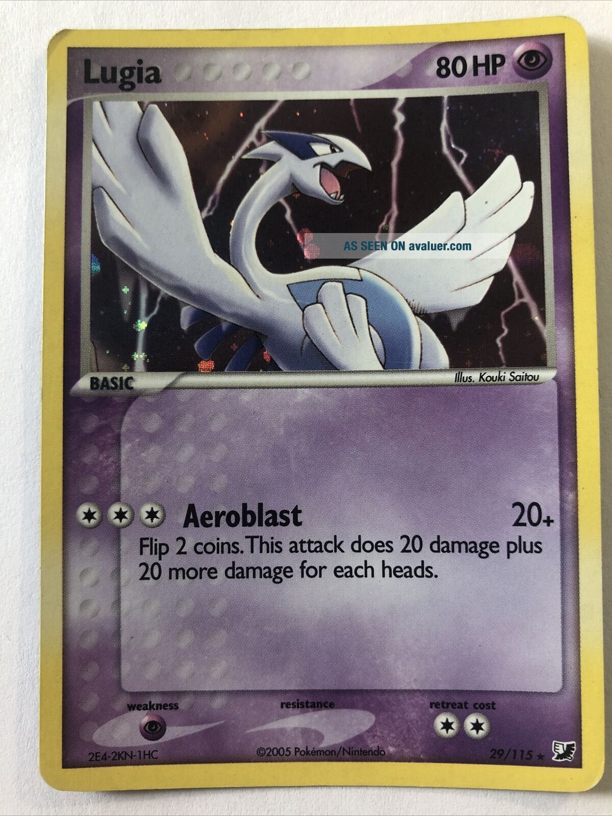 Lugia 29/115 Unseen Forces Holo Pokemon Card - Rare | #56556572