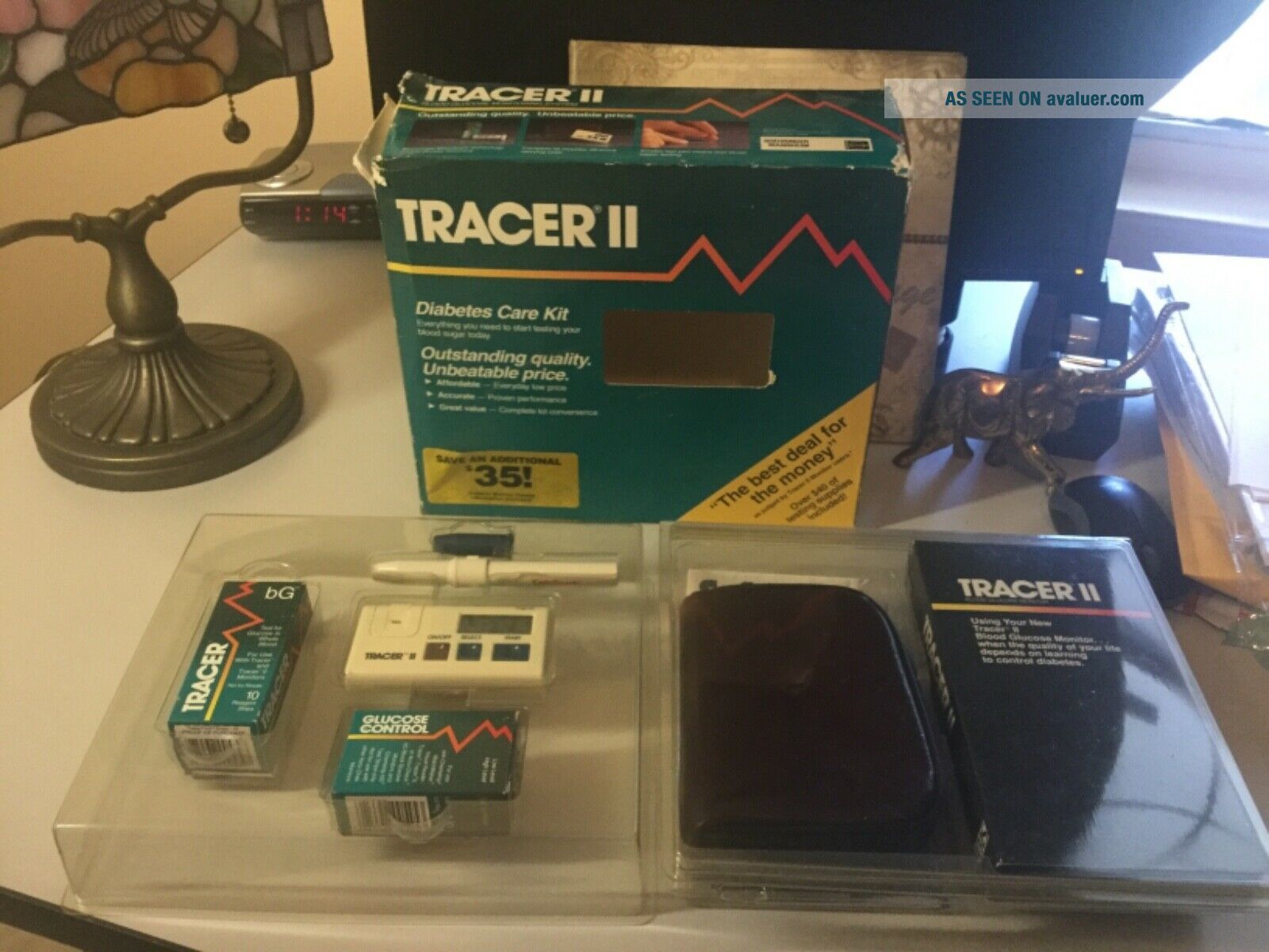 Rare Vintage Tracer 2 Diabetes Care Kit Blood Glucose Monitoring System ...