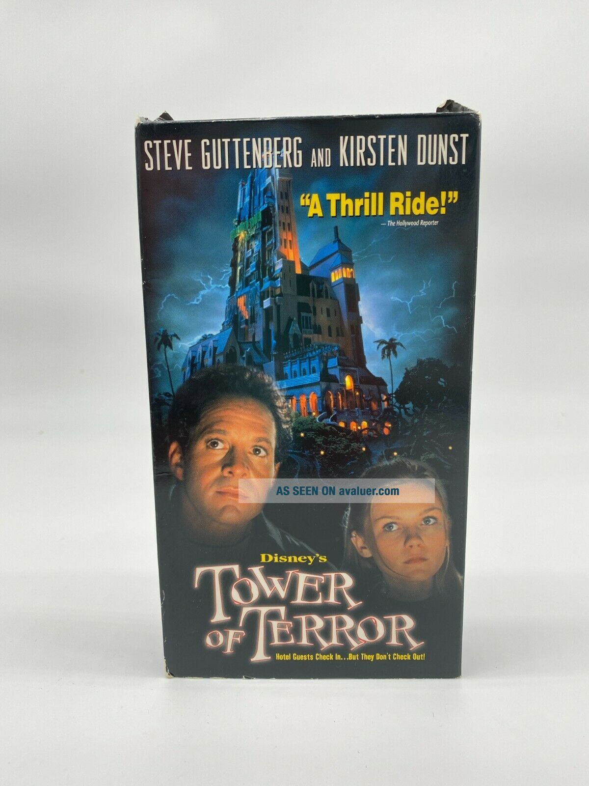 Rare Walt Disney Tower Of Terror VHS Steve Guttenberg Kirsten Dunst ...