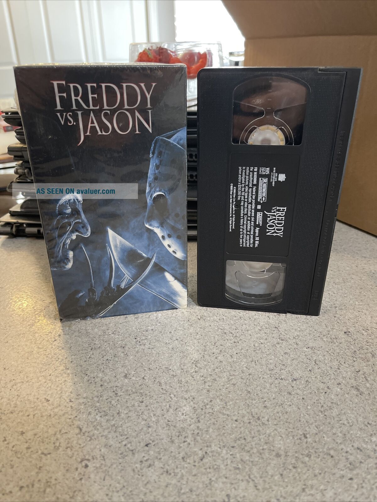 Rare Freddy Vs. Jason VHS 2004 Krueger Elm St Horror Slasher Light Mold ...