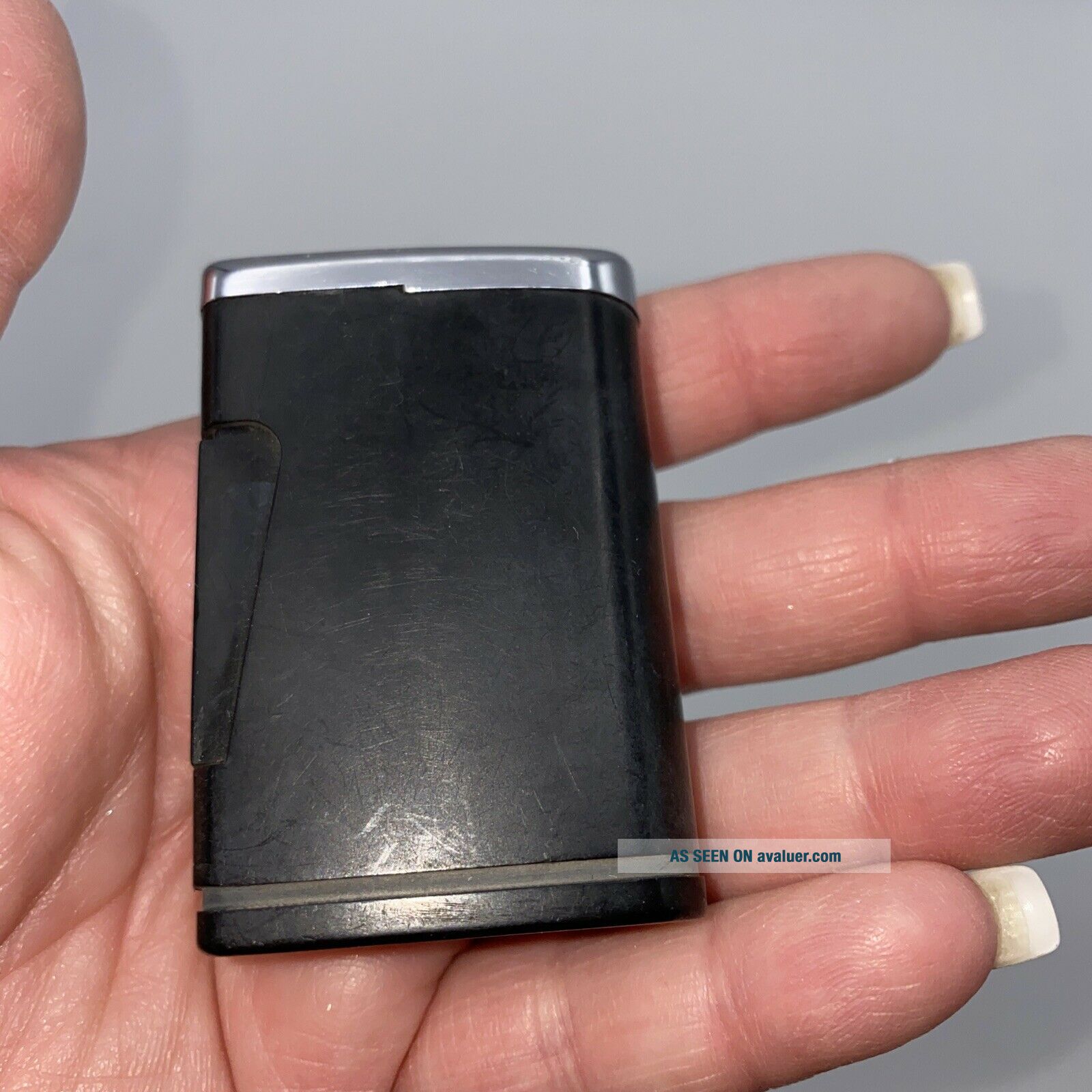 RONSON Varaflame Comet Black Cigarette Lighter Collectible Rare Vintage ...