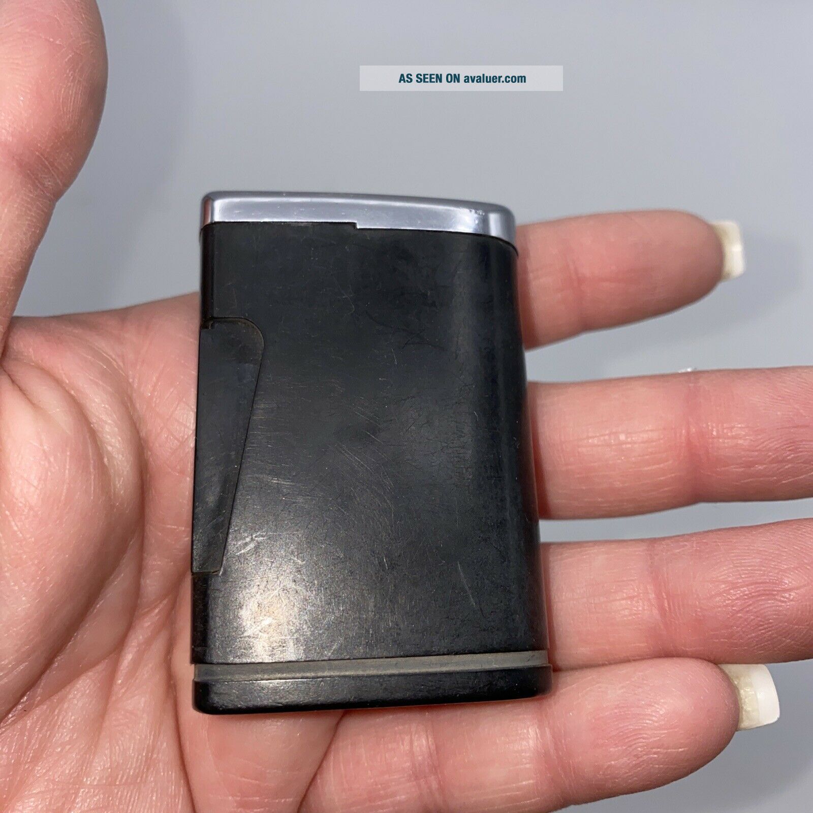 RONSON Varaflame Comet Black Cigarette Lighter Collectible Rare Vintage ...