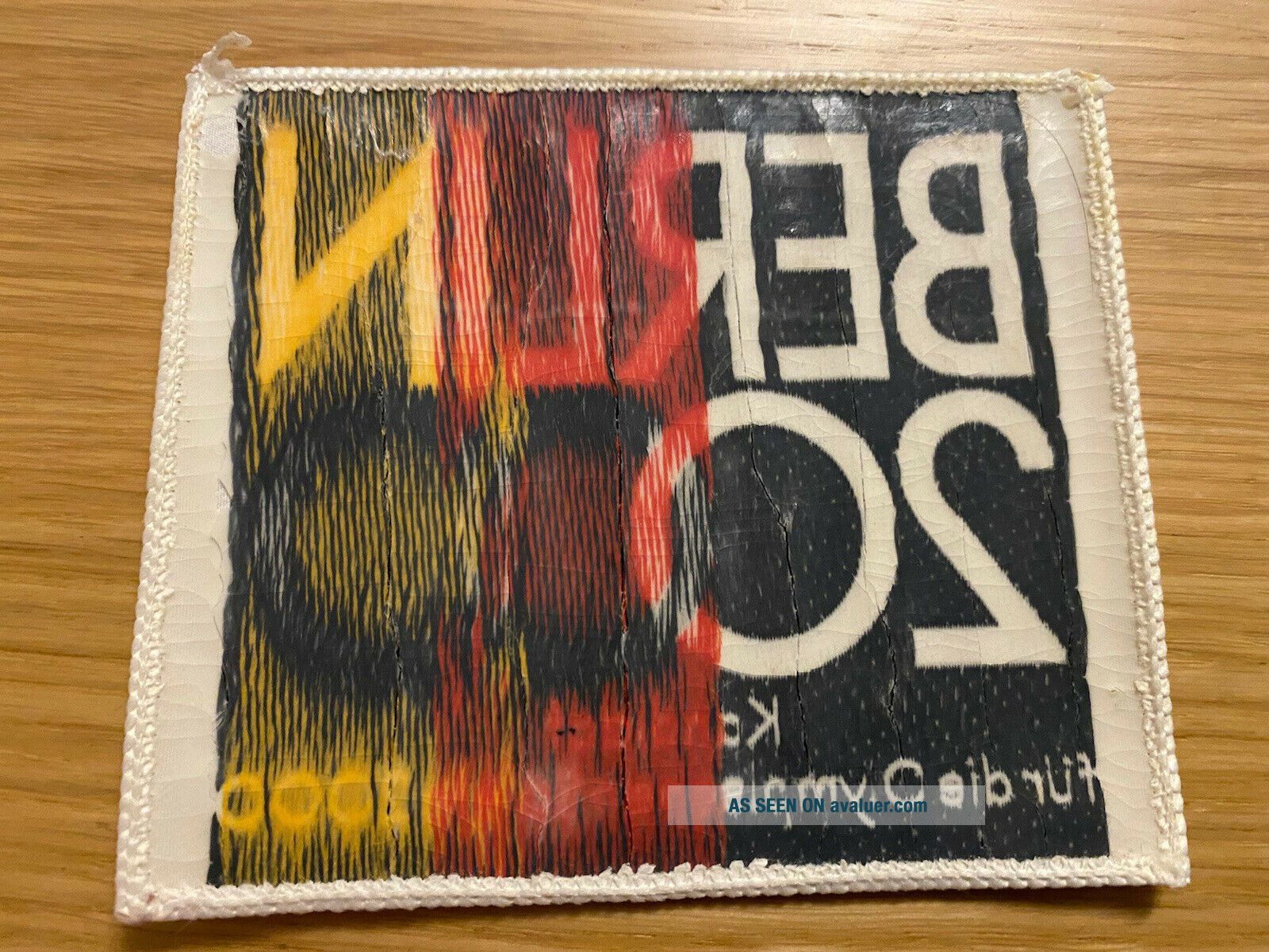 Very Rare Berlin 2000 Olympics Sew - On Woven Patch Germany Candidate ...