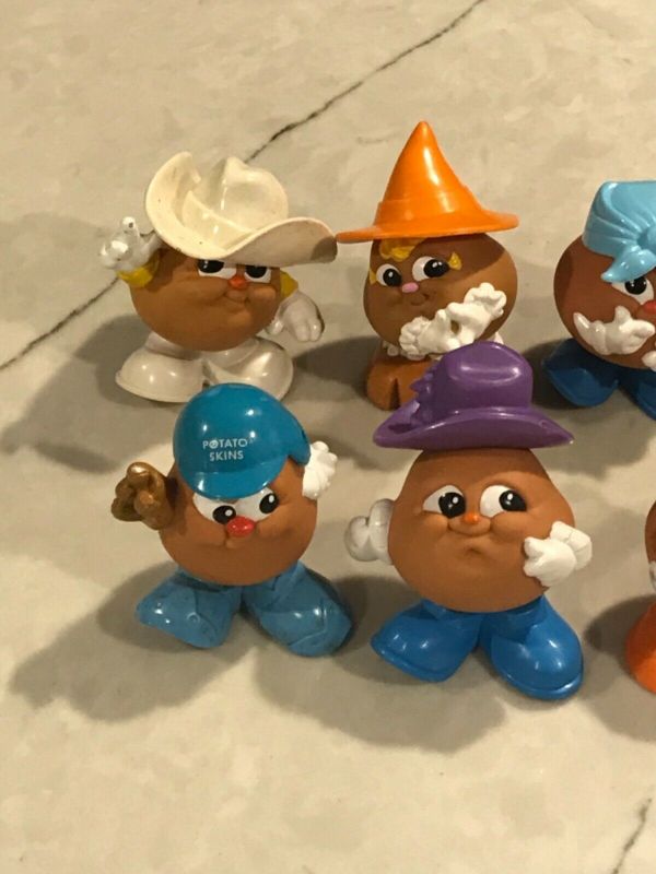 (11) Vintage 1987 Hasbro Mini Mr Potato Heads SPUD KIDS W/ ACCESSORIES ...