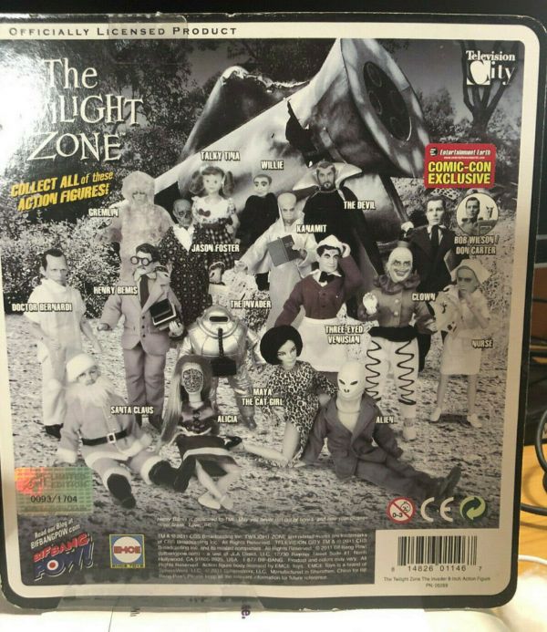 Bif Bang Pow The Twilight Zone 8 Inch Action Figure Episode The INVADER ...