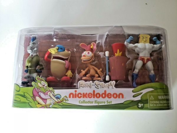 Ren And Stimpy Collector Figure Set Of 5 Nickelodeon 2017 | #56736467