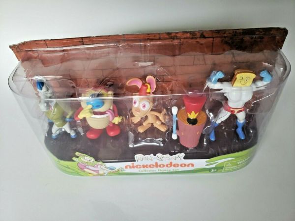 Ren And Stimpy Collector Figure Set Of 5 Nickelodeon 2017 | #56736467
