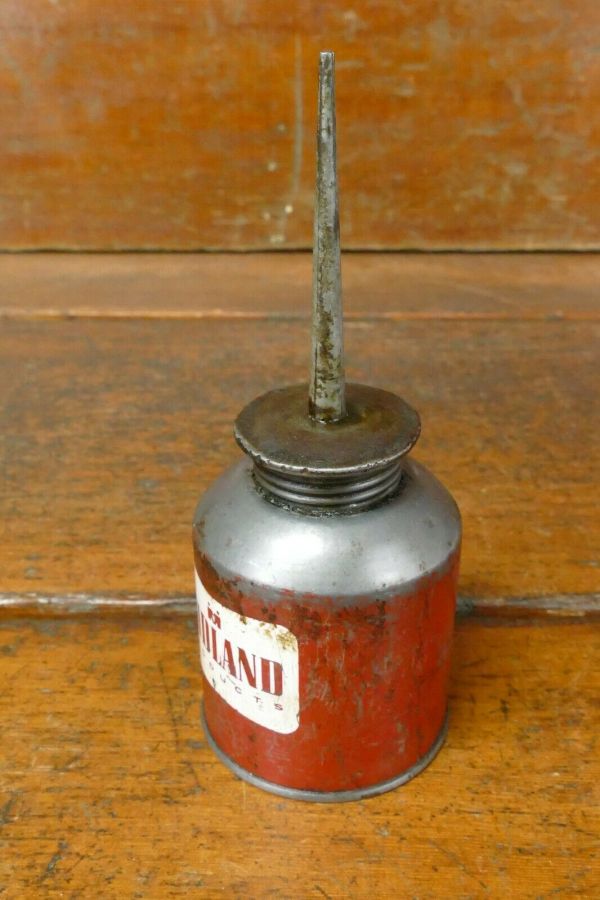 Vintage MIDLAND PRODUCTS Thumb Handy Oiler Metal Oil Can W/ Spout ...