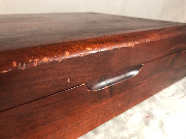 Vintage Eureka Anti Tarnish Proof Wooden Silverware Flatware Chest Box ...