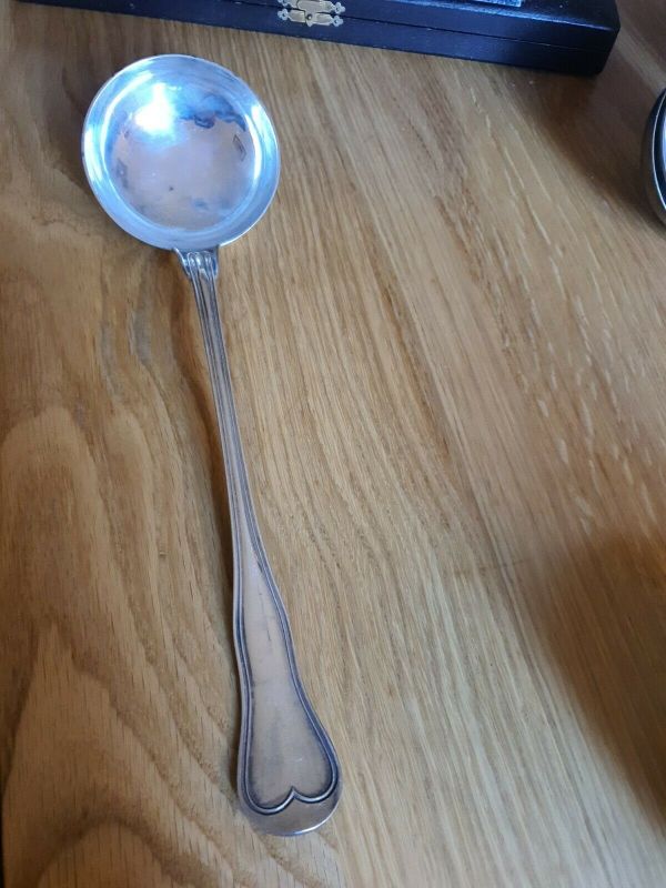 VINTAGE CHRISTOFLE FRENCH SILVER PLATE SOUP PUNCH LADLE 12. 5 INCHES ...
