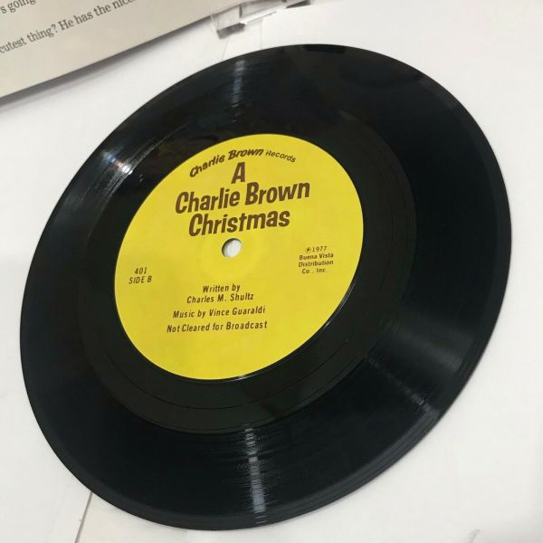 A Charlie Brown Christmas LP Record 1977 With Full Color Read Along ...